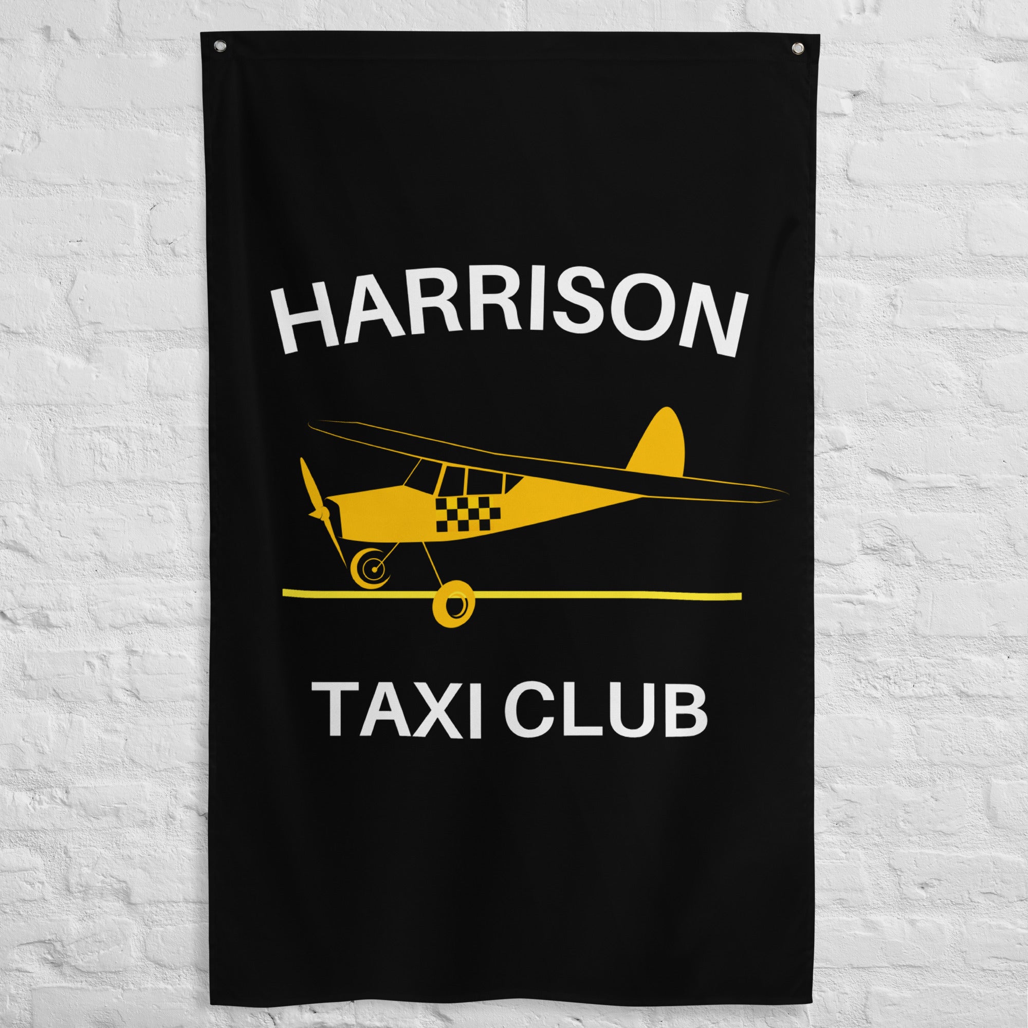 Harrison Taxi Club Flag – Bad Attitude Flight Company